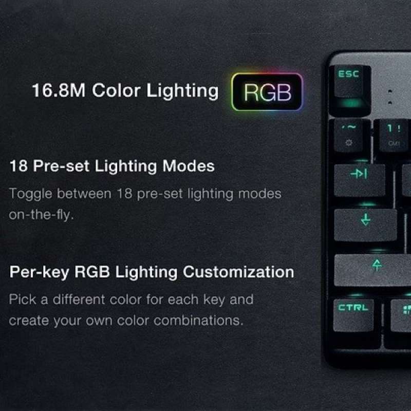 Promo Tecware Phantom L Low Profile Mechanical Keyboard - Blue Diskon ...