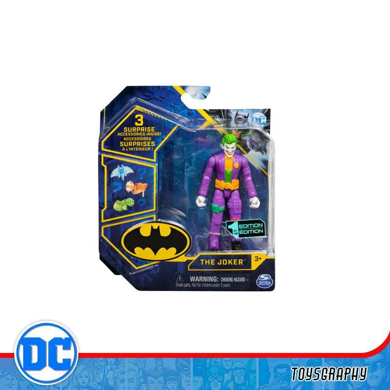 Jual DC Comics Batman The Joker Action Figure 3 Surprise Spin Master di ...