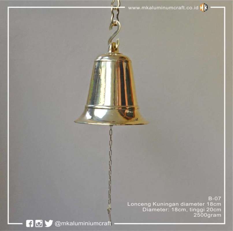 Jual Lonceng - Bel Sekolah - Lonceng Kantor - Bel Pintu Ukuran M di ...