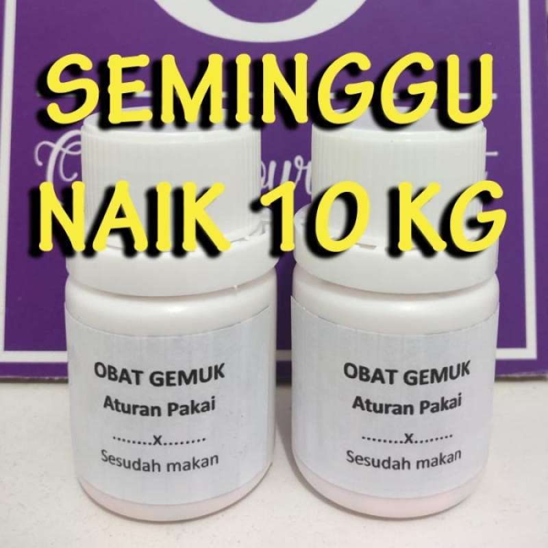 Jual Obat Gemuk Farmasi / Suplemen Penambah Berat Badan Isi 120 Di ...