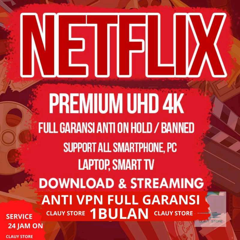 Promo Netflix Premium 1 Bulan Termurah Full Garansi Anti Hold Diskon 67% Di Seller Clau Store ...