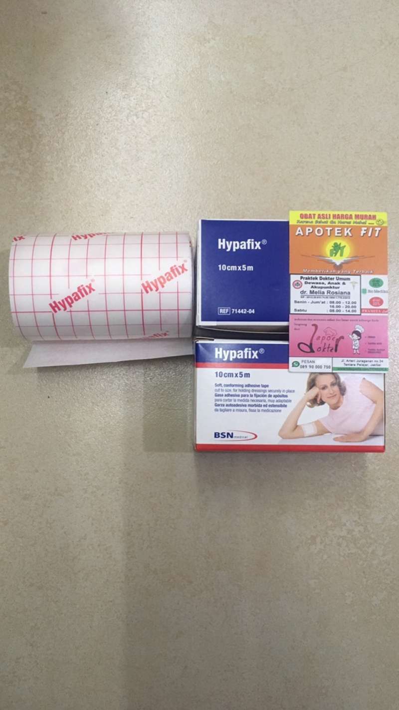 Promo Hypafix Adhesive Tape Perekat untuk Tutup Luka Ukuran 10 Cm x 5 ...