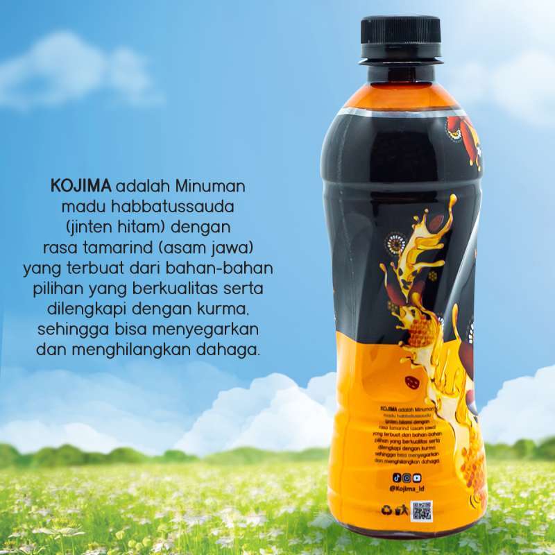 Jual Paket 3+1 Botol Kojima Minuman Madu Habbatussauda Rasa Tamarind 340 Ml Di Seller Deltomed ...