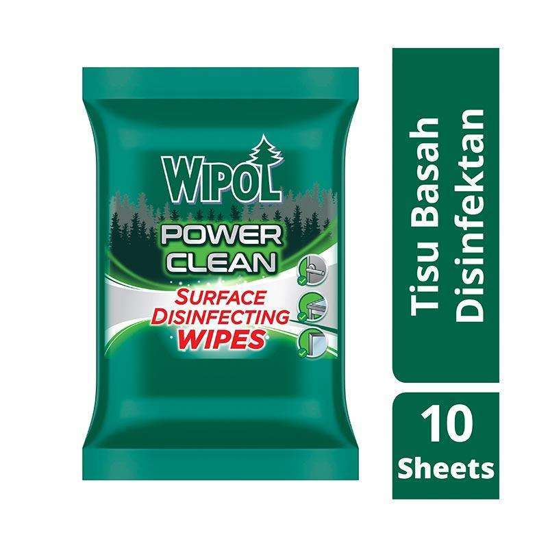 Jual Bandung - WIPOL 68406377 Wipes Tisu Basah Disinfektan [10 Sheets ...