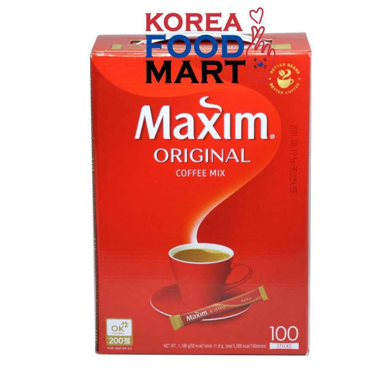 Jual MAXIM ORIGINAL COFFEE MIX 100 SACHET / KOPI KOREA INSTAN di Seller ...