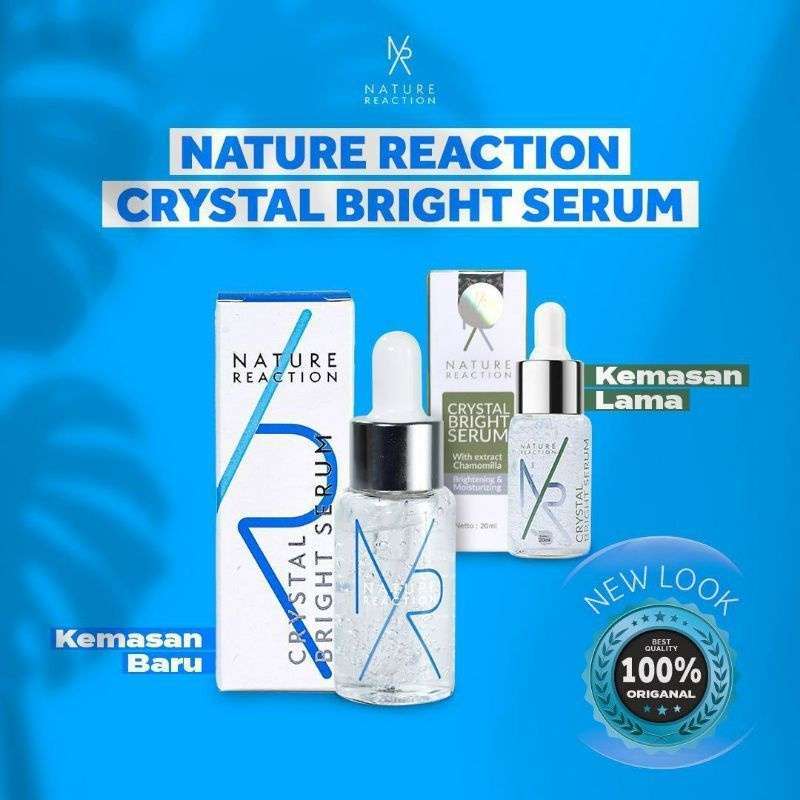 Promo [kemasan Baru] Serum Nr / Serum Nature Reaction / Crystal Bright ...