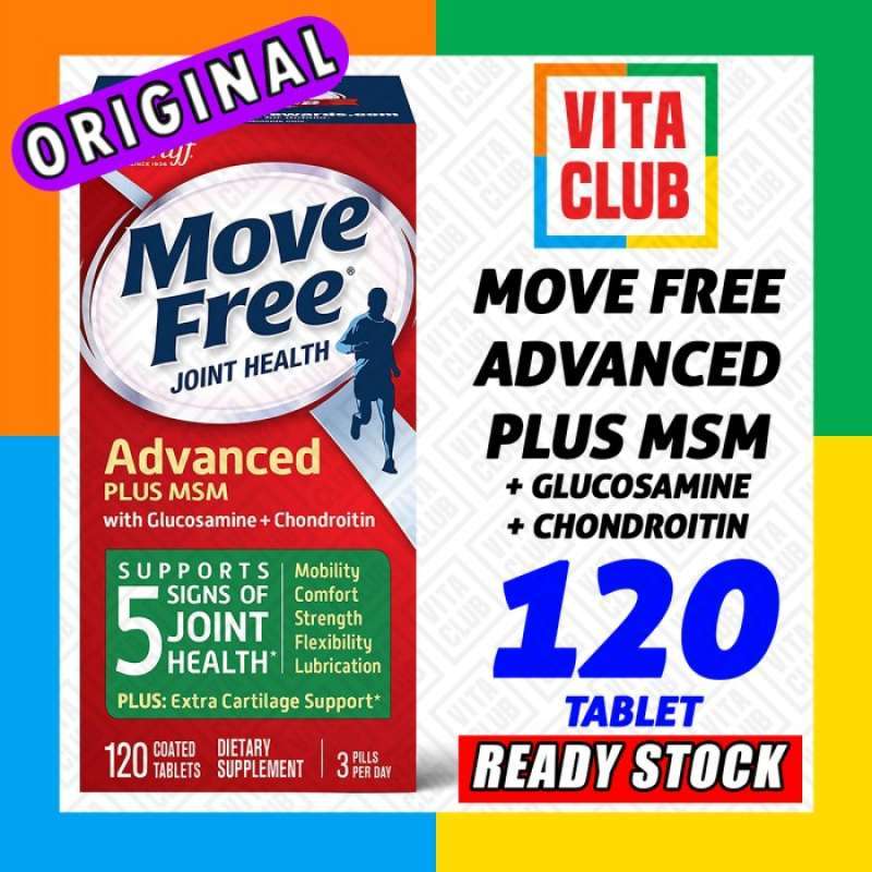Promo Move Free Advanced 120 Tab -Schiff- Glucosamine Chondroitin Msm ...