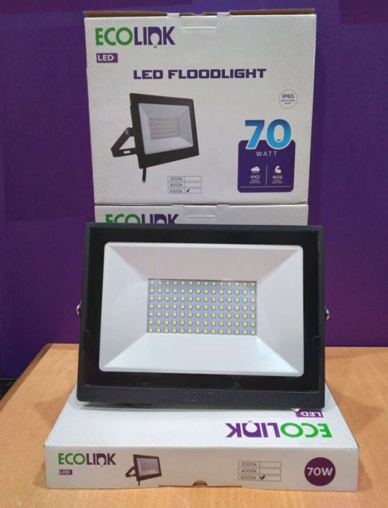Promo Lampu Sorot LED Ecolink Lampu Floodlight FL007 70W Watt Kuning ... Promo Lampu Sorot LED Ecolink Lampu Floodlight FL007 70W Watt Kuning ...