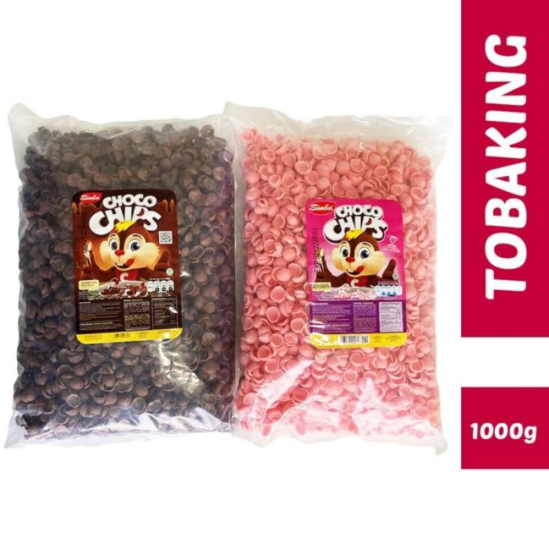 Jual SIMBA Choco Chips 1kg Choco Crunch Koko Krunch Cokelat Strawberry ...