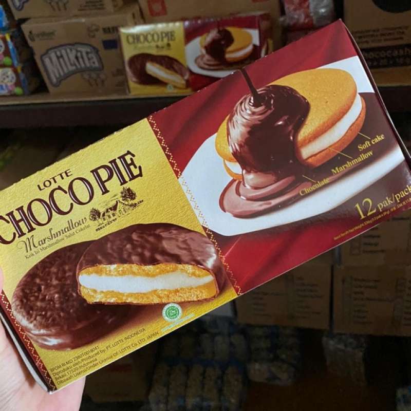 Promo BOX Lotte CHOCO PIE / CHOCOPIE Diskon 2% di Seller TOKOBERES Official Store ...