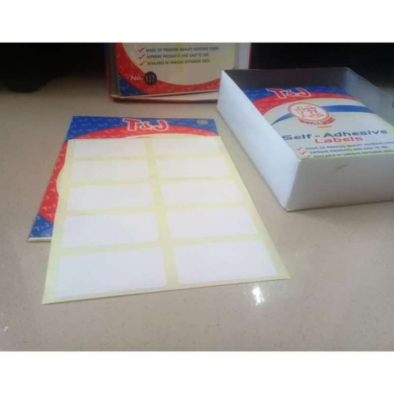 Promo Jual Label Nama Undangan 35x70mm Packs 10 lembar - Tom Jerry 127 ...