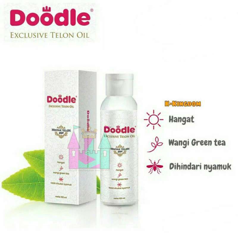 Jual doodle minyak telon doodle 100ml telon green tea telon wangi telon ...