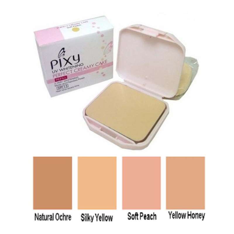 Promo Pixy Uv Whitening Perfect Creamy Cake Refill Soft Peach Diskon 5% ...