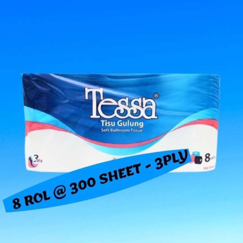 Jual TESSA , TISSUE TOILET , SOFT BATHROOM [8 Rolls] di Seller SEMBAKO ...