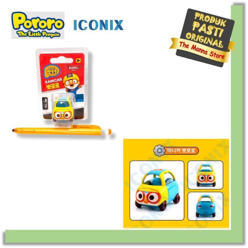 Jual Iconix Pororo the Little Penguin Kamicar Pororo Korean Toys ...