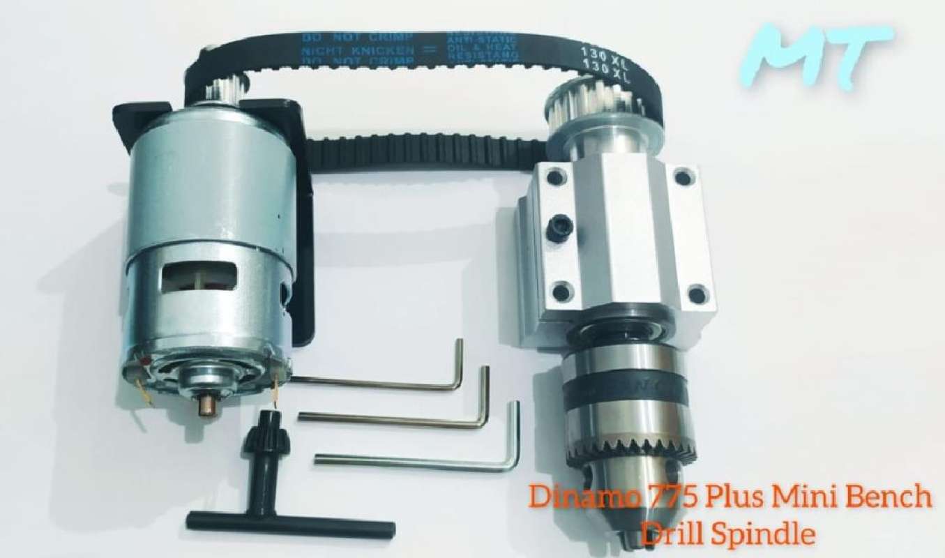 Jual Dinamo Motor 775 plus Mini bench drill spindle (8030) di Seller ...