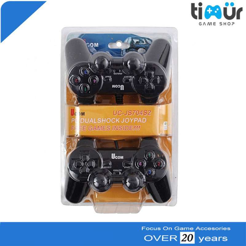 Jual Ucom Double USB Wired PC Dual Shock Joypad / Joystick / Controller ...