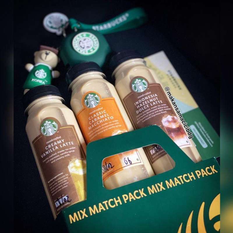 Jual KOPI STARBUCKS COFFEE PACKAGE 6 X 250 ML MIX MATCH PACK OLEH OLEH ...