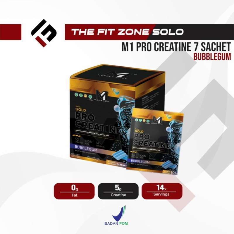 Jual M1 Muscle First Pro Creatine 7 Sachet 14 Serving M1 Creatine Di ...