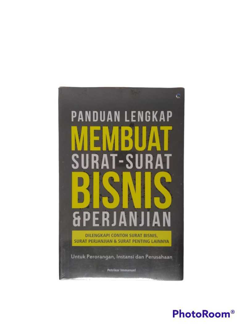 Jual PANDUAN LENGKAP MEMBUAT SURAT SURAT BISNIS DAN PERJANJIAN ...