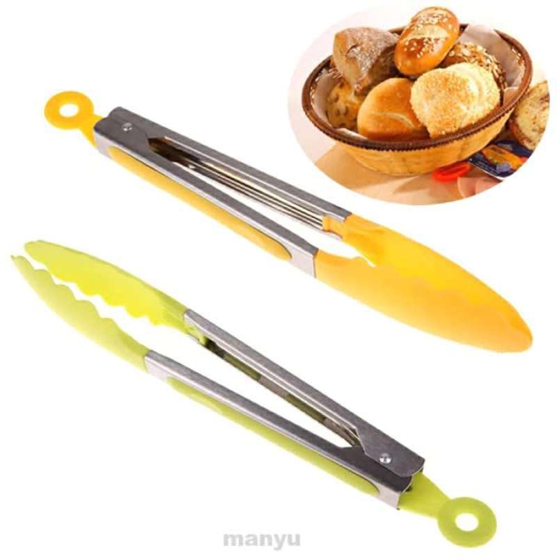 Promo Premium Food Tong Jepitan Capit Roti Kue Cake Sayur Salad ...