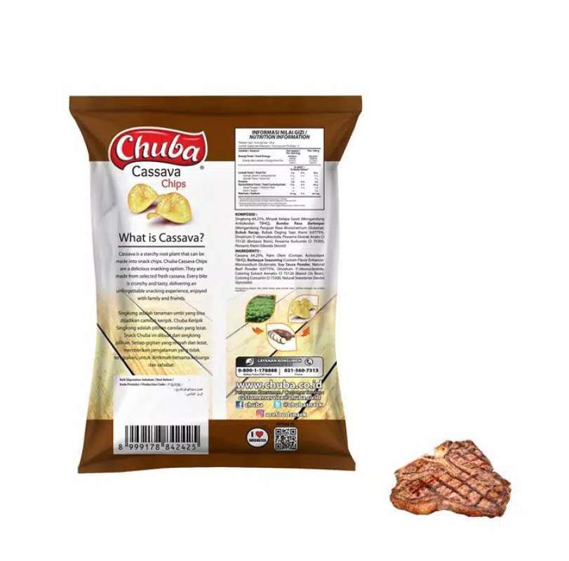 Jual Chuba Cassava Chips Bbq 60gr Di Seller Galeri Zahra - Larangan ...