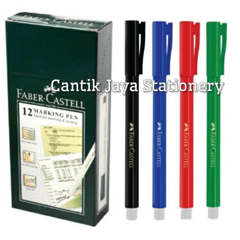 Jual Spidol / Marking Pen Faber Castell kecil di Seller Cantik Jaya ...