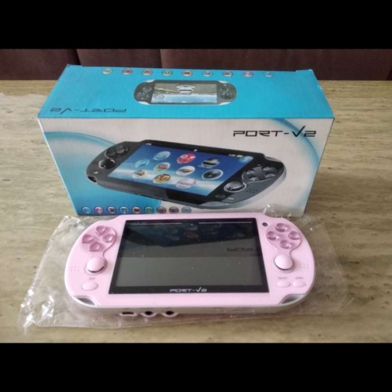 Promo Port - V2 Handheld Video Game Console Pink Diskon 36% di Seller ...