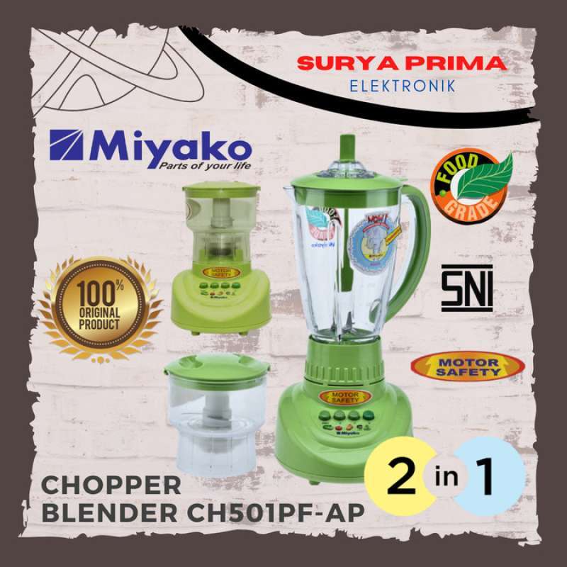 Promo Chopper Blender Miyako Ch501Pf-Ap Diskon 35% di Seller GoodWell - Kab. Bogor, Jawa Barat ...