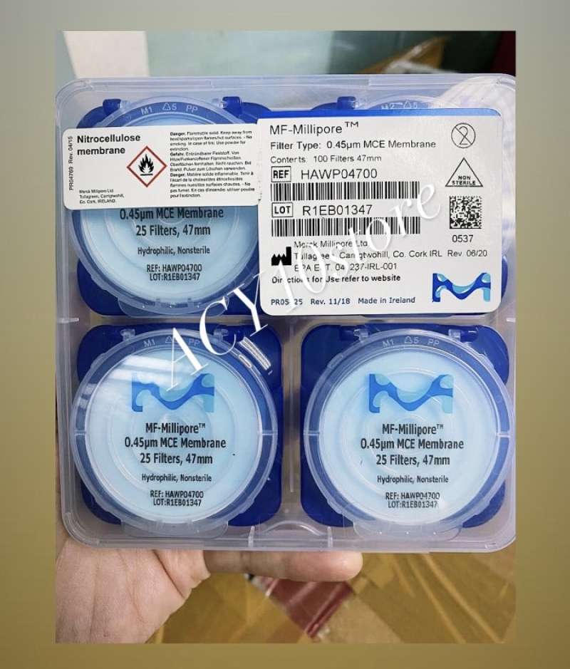 Promo Merck Hawp04700 Membrane Filter 0.45m, Diameter 47mm Diskon 23% ...