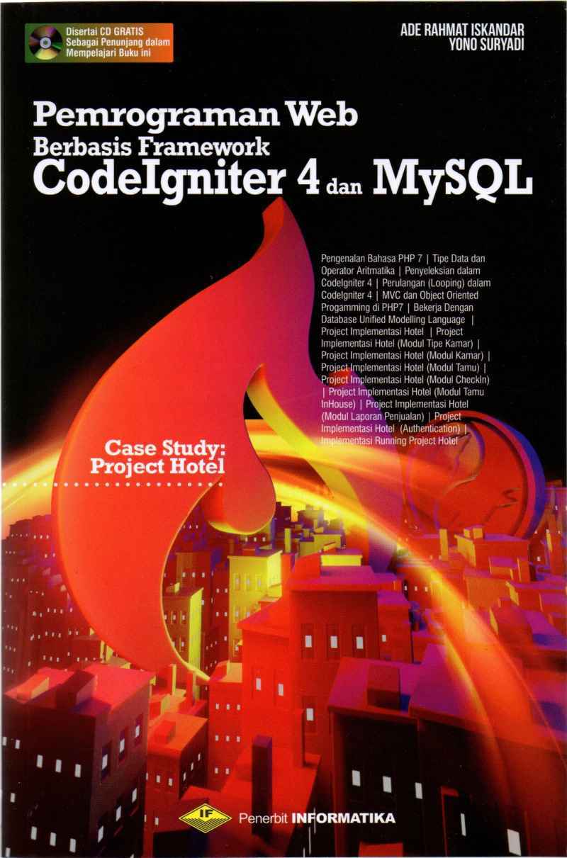 Promo Informatika Buku Pemrograman Web Berbasis Framework Codeigniter 4 Dan Mysql Ade Rahmat