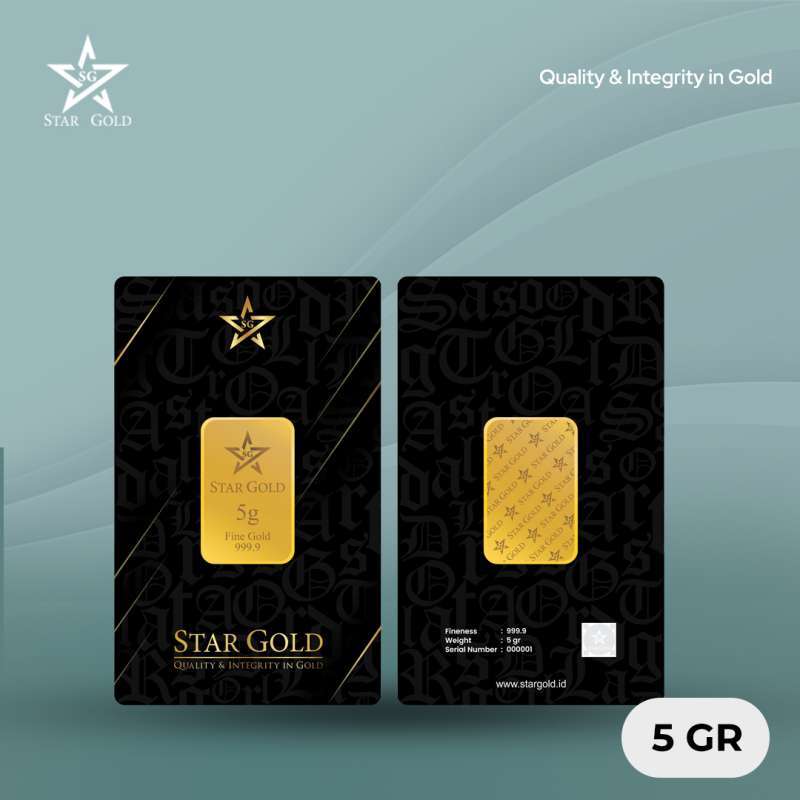 Promo Logam Mulia Star Gold 5 Gram Diskon 5% di Seller stargoldmkb ...
