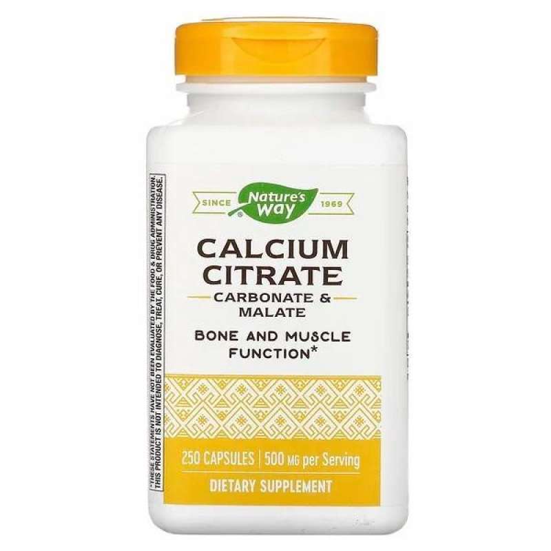 Jual Nature's Way Calcium Citrate 500 mg 250 Caps di Seller Macuma Shop ...