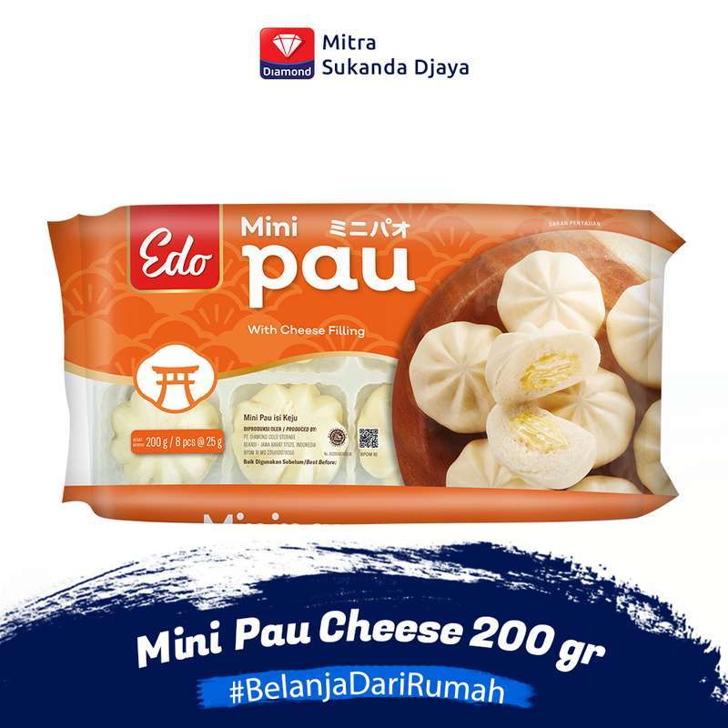 Promo Edo Mini Pau Cheese 200 Gr Diskon 7% Di Seller Mitra Sukanda ...