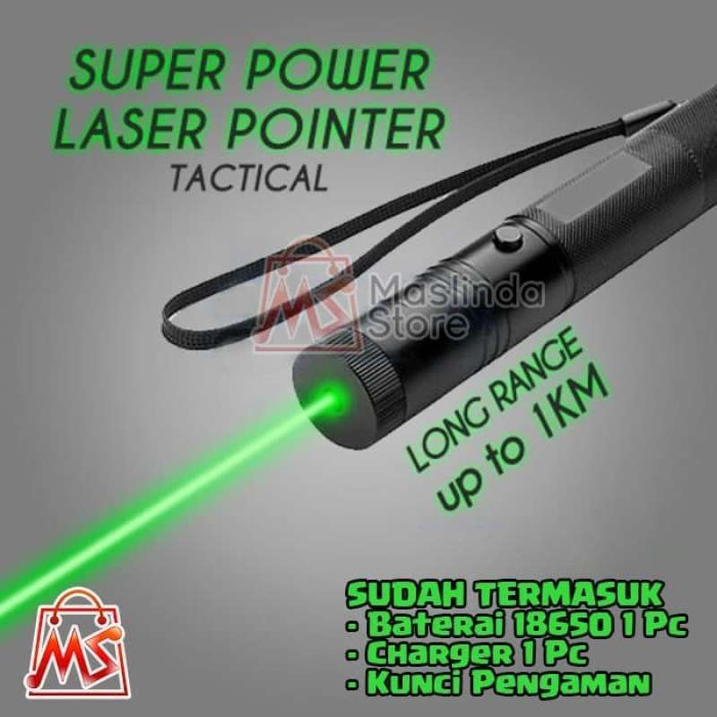 Jual Super Power Laser Pointer Green Beam (Bahan metal) di Seller Plaza ...