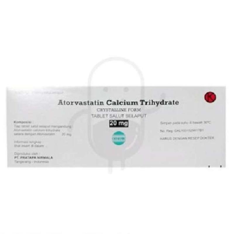Jual Atorvastatin Calcium Trihydrate Pratapa Nirmala 20 Mg Box 30 ...
