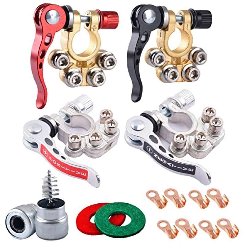 Jual SUNMORN Battery Terminal Connectors 2 Pairs, Quick Disconnect ...