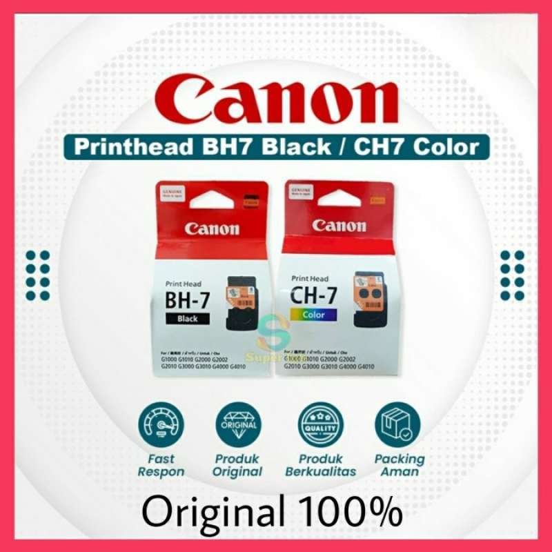 Promo Canon Print Head Ch7 Bh7 Cartridge Color G2000 G3000 G1010 G2010 ...