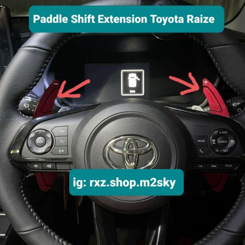 Promo Paddle Shift Extension Toyota Raize Paddleshift Steering Setir ...
