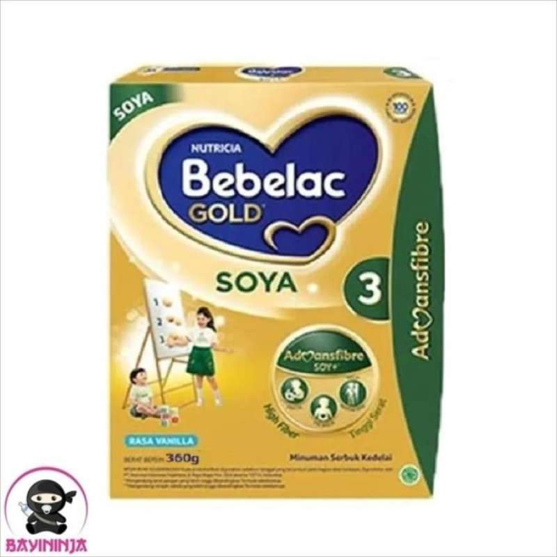 Jual Bebelac Gold Soya 3 Vanilla Susu Box 360 G Di Seller Meedina ...