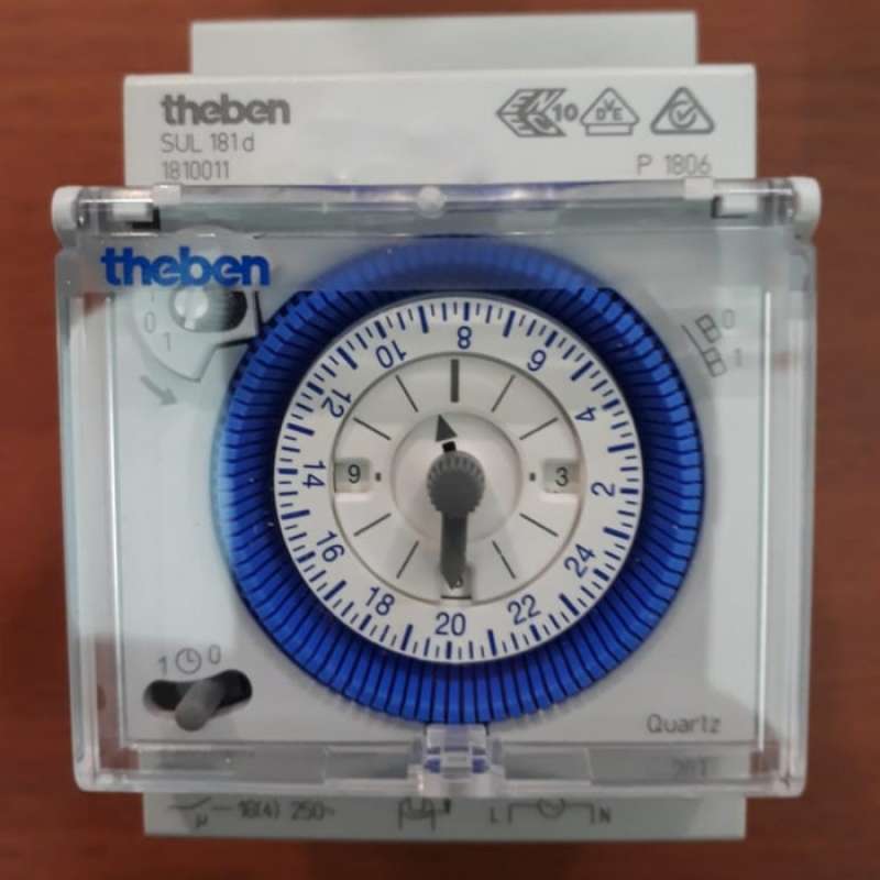 Promo Timer Panel Automatis Analog Theben Sul 181 D / Sul181D Time ...
