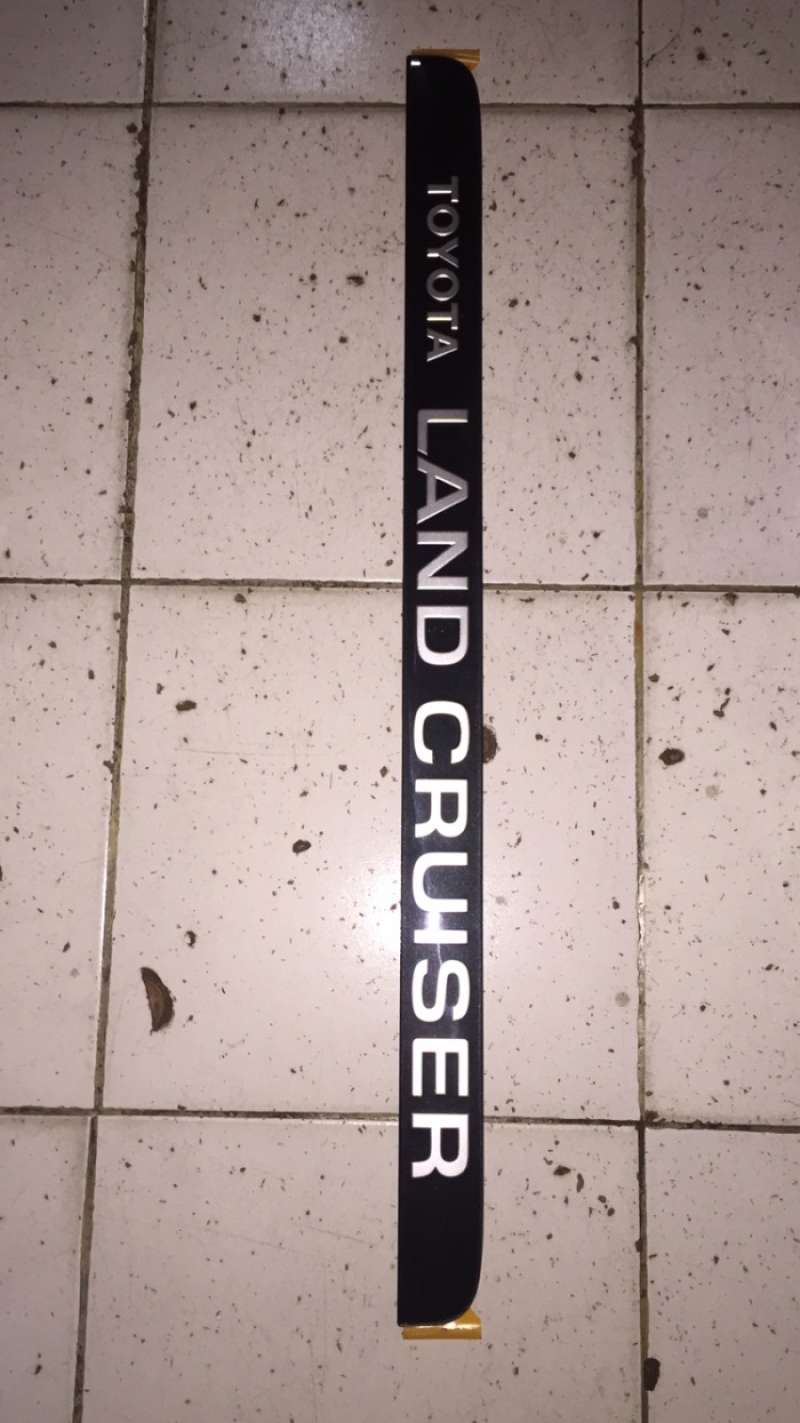Promo Ornamend / Tulisan / Emblem Land Cruiser Vx 80 / Lc80 / (Bagasi ...