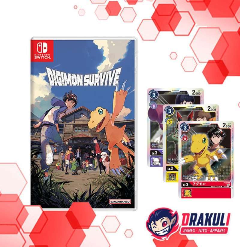 Promo Switch Digimon Survive + Bonus Digimon OCG Promo Cards (Asia ...