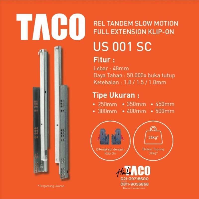 Promo Rel Tandem Taco Slowmotion Rel Laci Diskon 35% di Seller ...