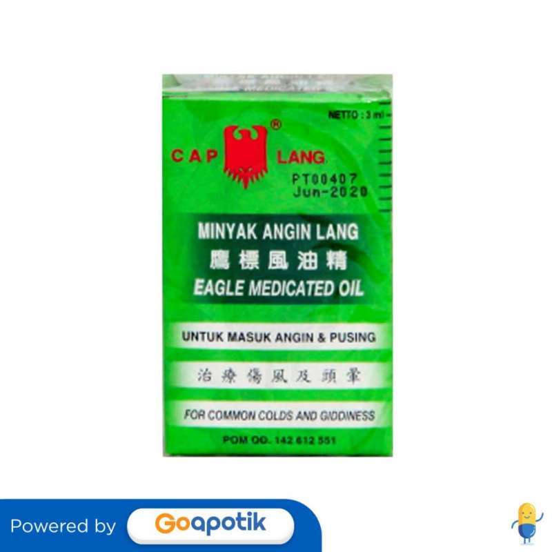 Jual CAP LANG MINYAK ANGIN 3 ML di Seller Apotek Berlin 3 - Pegirian ...