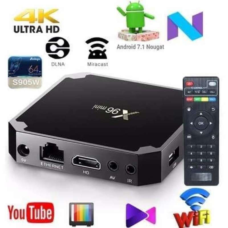 Jual New Android 7.1 Android Tv Box X96 Mini Ram 2g Rom 16g Full Load ...