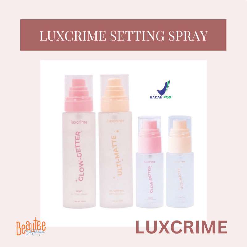 Jual LUXCRIME SETTING SPRAY | Luxcrime Ulti-Matte Oil Control Setting ...