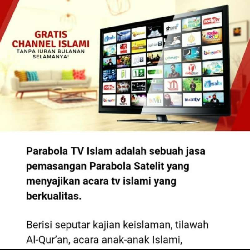 Jual Antena Parabola Mini Rodja & Tv Islam Di Seller Edenn Shop ...