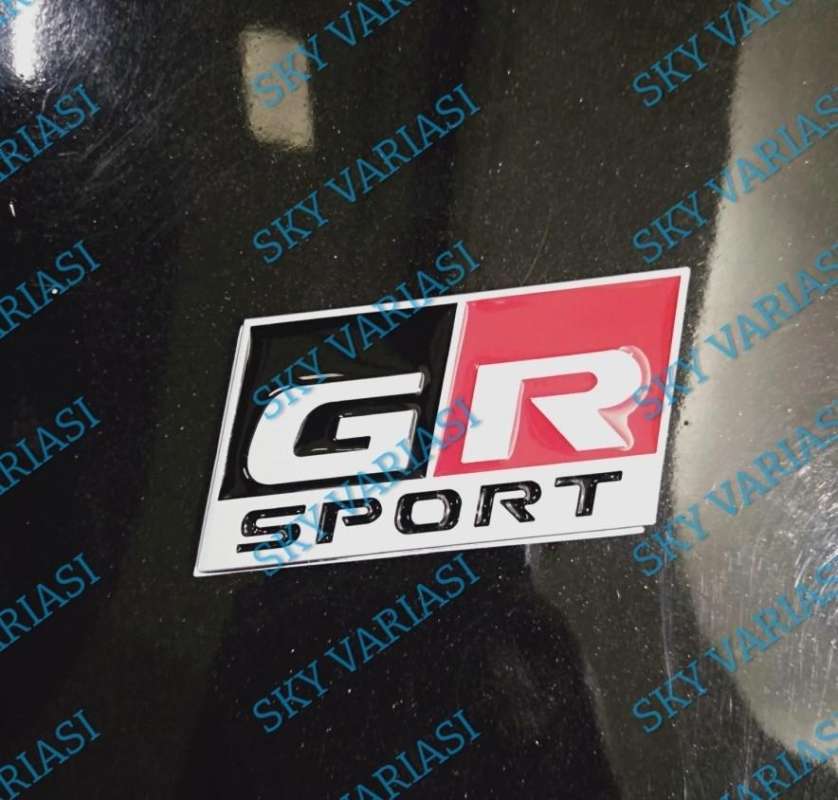 Jual Emblem Tulisan Logo GR Sport Mobil Agya Rush Raize Fortuner 2021 ...
