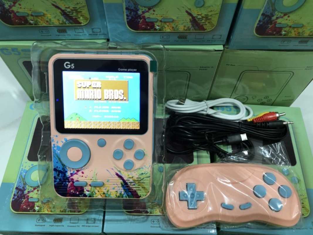 Jual GAME BOY G5 NESNITENDO+ STIK 2 PLAYER 500 GAME NES NITENDO MARIO ...